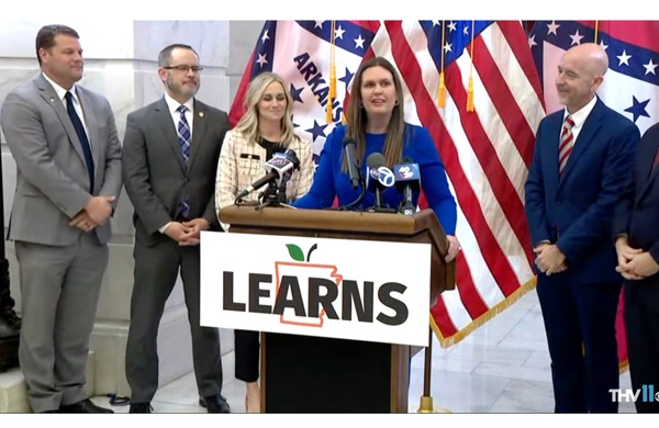 Arkansas' Sanders Signs Ambitious Education Reform Agenda of School ...