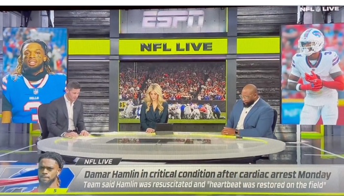 ESPN Analyst's Bold Prayer for Damar Hamlin Goes Viral with 13 Million ...