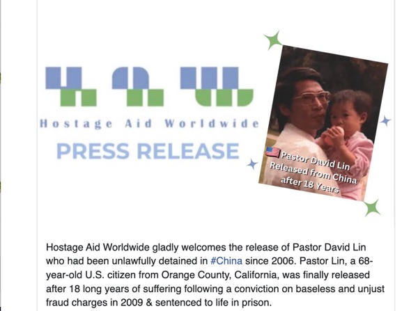 American Pastor Freed from Chinese Prison after Nearly 2 Decades in ...