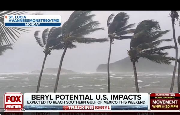 Prayer Alert: Texas Included in Hurricane Beryl's Forecast Cone as ...