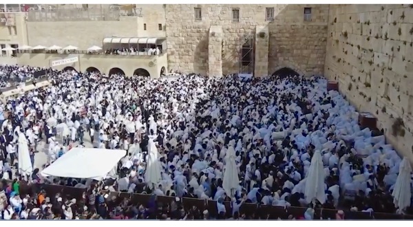 Tens of Thousands Attend Jerusalem Annual Passover Priestly Blessing ...