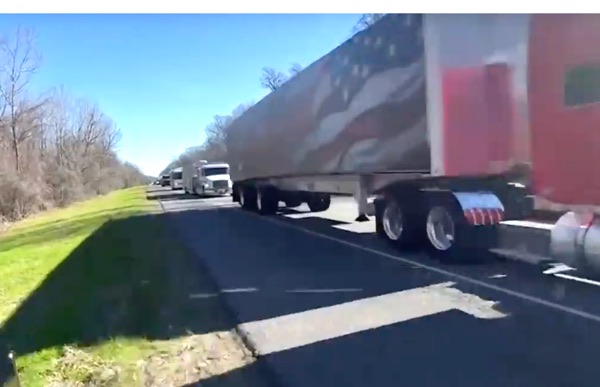 'Take Our Border Back Convoy': Trucker Group Converging on Eagle Pass ...
