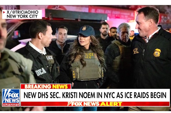 Kristi Noem Joins Immigration Raid to Catch 'Dirtbags' in Major ...