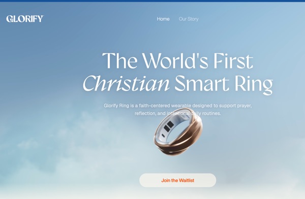 Faith-Tech Merger for 'Glorify' Offers World's First Christian Smart Ring