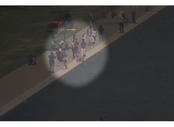 The Reflecting Pool Vandalism Trump Wasn't Supposed to Be Right About