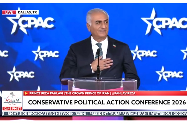 Iran's Exiled Crown Prince Receives Standing Ovation at CPAC from Huge ...